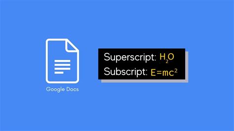 How To Superscript Or Subscript In Google Docs Tutorial Evolve Arenas