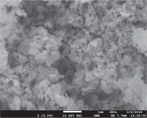 Sem Image Of Synthesized Fe 2 O 3 Nanoparticles Download Scientific Diagram