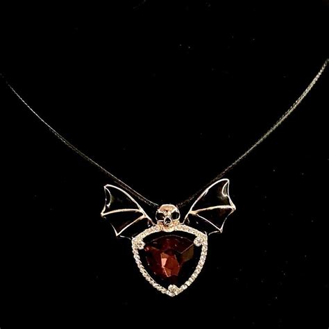Bat Necklace Goth Necklace Gothic Necklace Wing Necklace Bat Wing