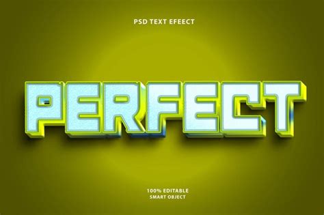 premium psd free psd perfect text style effect