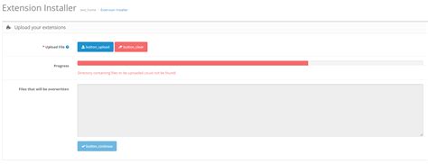 Opencart2x Opencarts Extension Installer Error Stack Overflow