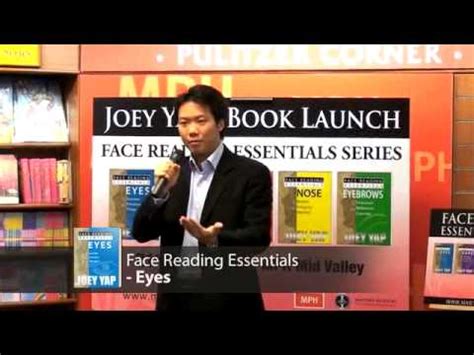 1 Of 5 Joey Launches Face Reading Essentials At MPH Intro Eyes YouTube