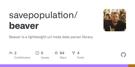 Github Savepopulationbeaver Beaver Is A Lightweight Url Meta Data