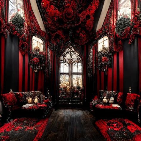 ゴシックインテリア Gothic Interior Dark Home Decor Gothic House