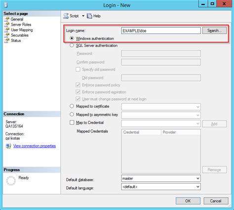 Installing Ysoft Safeq Management Server On External Mssql Using Domain Users Ysoft Safeq