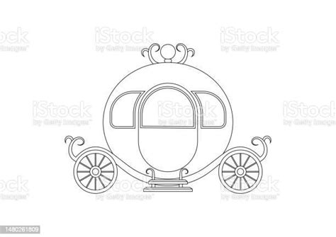 흑인과 백인 공주 캐리지 벡터 클립 아트 공주 마차의 색칠하기 결혼식에 대한 스톡 벡터 아트 및 기타 이미지 결혼식 경주용