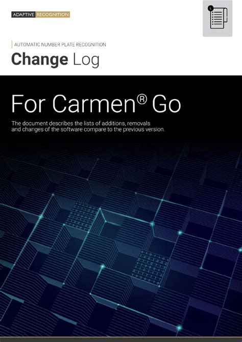 Carmen® Go Adaptive Recognitions Documents