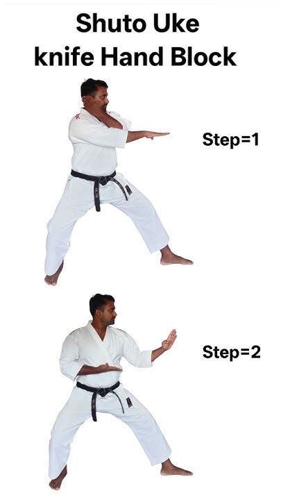 How To Do Shuto Uke Knife Hand Block Shotokan Karate Technique