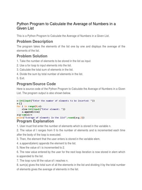 Python Programs Pdf Control Flow Variable Computer Science