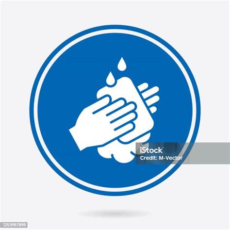 손 세척 벡터 아이콘 일러스트레이션이 격리되었습니다 간단한 그림 물에 대한 스톡 벡터 아트 및 기타 이미지 물 박테리아 벡터 Istock