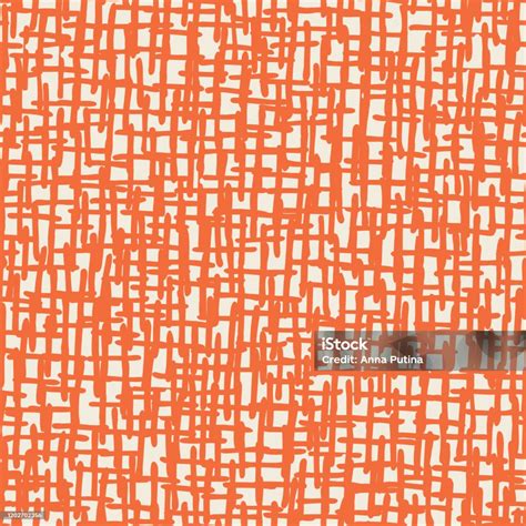 Abstract Monochrome Handdrawn Textile Weave Texture Cross Hatch Vector