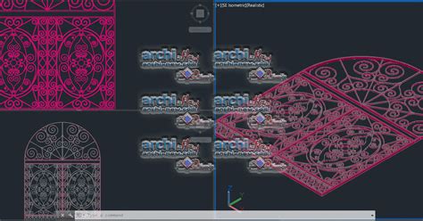 تحميل باب Dwg 3d رادار الهندسة