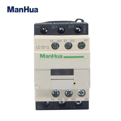 Lc1 D12 Ac Contactor Three Phase Contactor 220vac Magnetic Contactor For Electrical Elevator