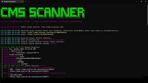 Github 3jd3rh4ck3rcms Scanner