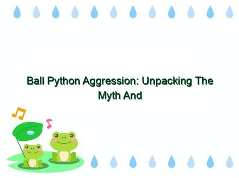 Ball Python Aggression Unpacking The Myth And Their Behavior Vital Frog