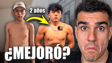 El Cambio FÍsico De Brayan Soto 2 Años De Gym Youtube