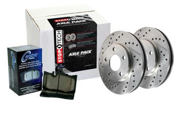 Sport Axle Pack Drilled Rotor Front 97965001f