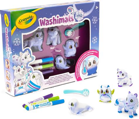 Crayola Washimals Arctic Adventure Set Attività Per Colorare E Fare