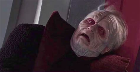 Darth Sidious Face Burned