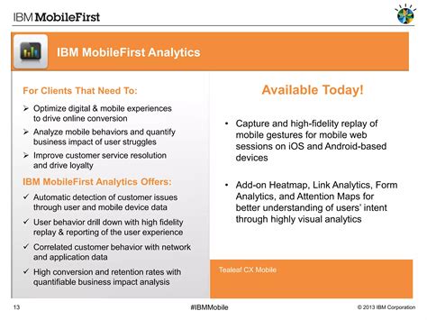 Ibm Mobilefirst Overview Presentation Ppt