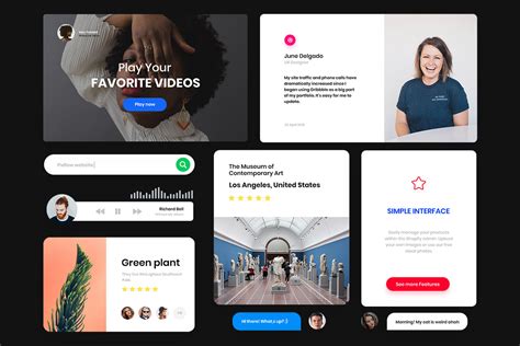 Ui Kit Templates For App And Web Projects Prototyping