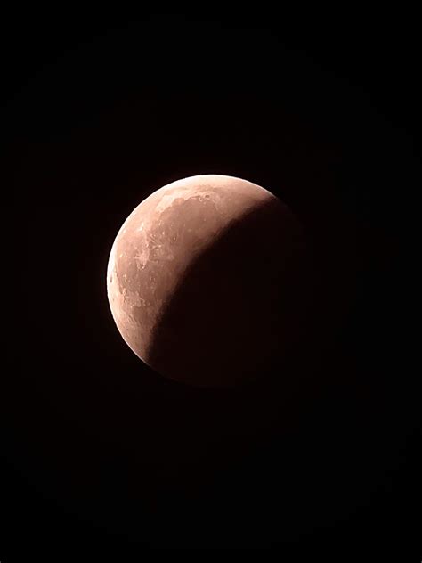Lunar Eclipse Through Telescope R Iphoneography
