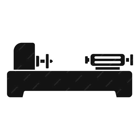 Premium Vector Factory Lathe Icon Simple Illustration Of Factory Lathe Vector Icon For Web