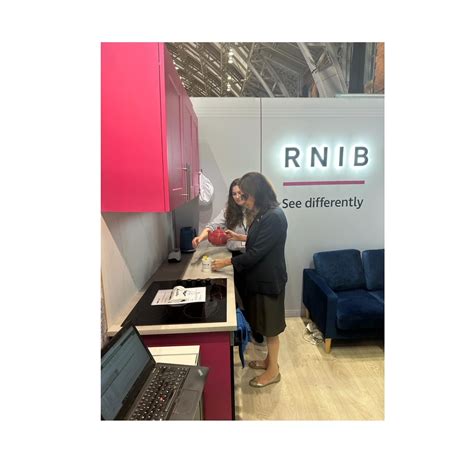 Rebecca Talks To The RNIB Rebecca Harris MP