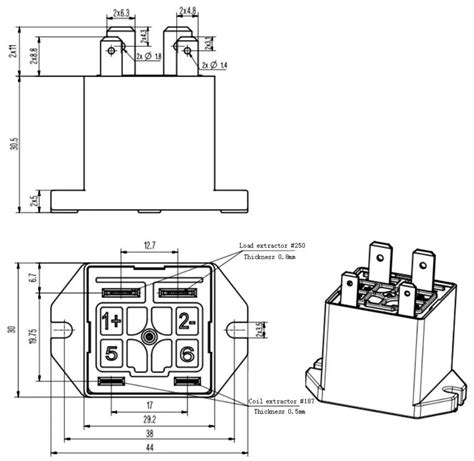 Dc Precharge Relay Bsbc9 Series Bsb Electrical