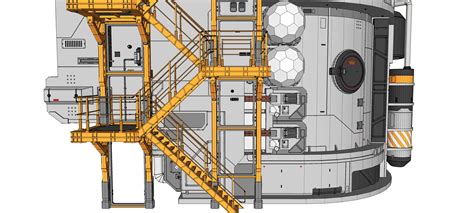 Sci Fi Architecture 12 3d Model By Chtazi
