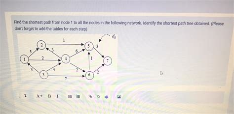 Solved Find The Shortest Path From Node To All The Nodes Chegg