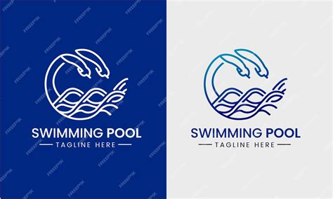 Premium Vector Swimmiswimming Pool Symbol Icon Logo Vector Concept Water Sea Ng Pool Layout