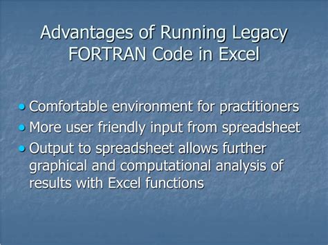 Ppt Implementing Legacy Statistical Algorithms In A Spreadsheet