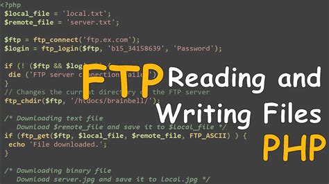 tìm hiểu hàm ftp chdir trong php hướng dẫn cách dùng ví dụ thực tế và