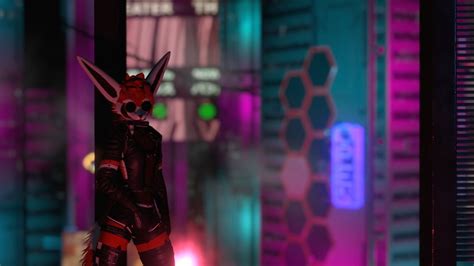 Rule 34 Anthro Anthro Only Clothing Cyberpunk Fur Furry Furry Only Glasses Lambdaredpanda