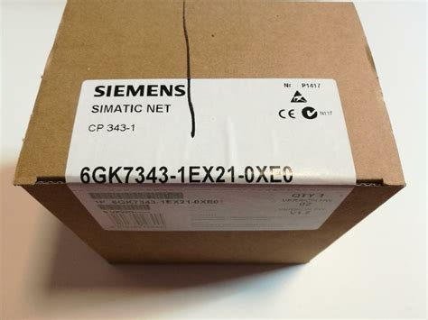Siemens Simatic Industrial Ethernet 6gk7 343 1ex21 0xe0 6gk7343 1ex21