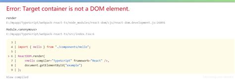 新手搭建 Ts React Webpack 项目reacttswebpack Csdn博客