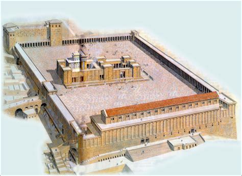 [펌] 예루살렘성전 모형도 네이버 블로그