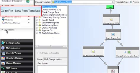 Teamcenter Open Gate Workflow Designer Create Workflow