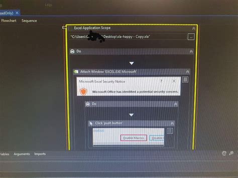 Uipath Hangs When Microsoft Excel Security Notice Pop Up Appears Academy Feedback Uipath