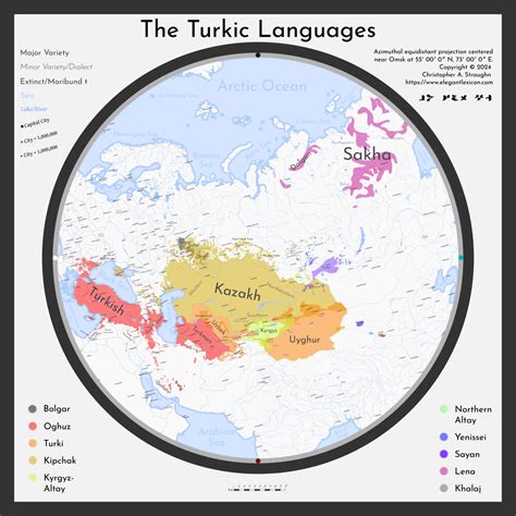 Turkic Languages 2024 Edition Maps On The Web