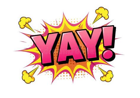 Yay Cartoon Stock Illustrations 368 Yay Cartoon Stock Illustrations