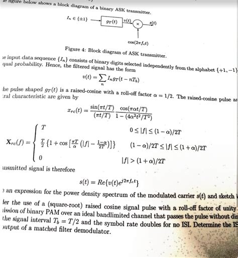 Hgure Below Shows A Block Diagram Of A Binary ASK Chegg