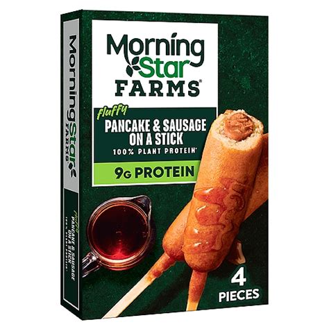 Morningstar Farms Incogmeato Original Pancake And Meatless Sausage Stick 97 Oz 4 Count
