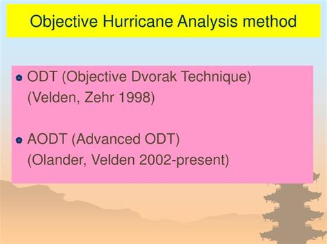 Ppt Objective Method To Determine The Typhoon Intensity Using Ir1 Images Powerpoint