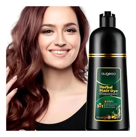 500 Ml Instant Color Shampoo For Chestnut Brown Hair Dye Mercadolibre