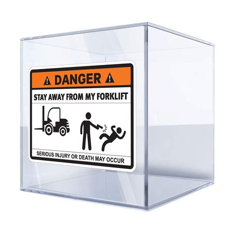 Danger Forklift Safety Warning Sign Stay Away From My Forklift