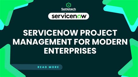 Servicenow Project Management Transforming Project Delivery Sotiotech