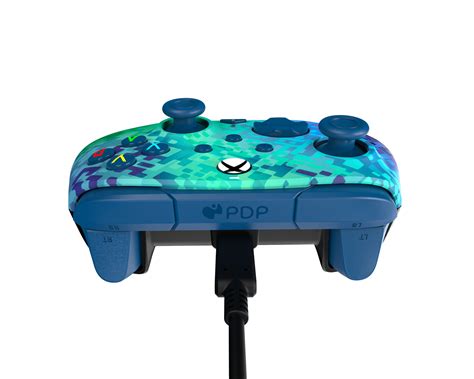 Pdp Rematch Wired Controller Xbox Seriesxbox Onepc Glitch Green
