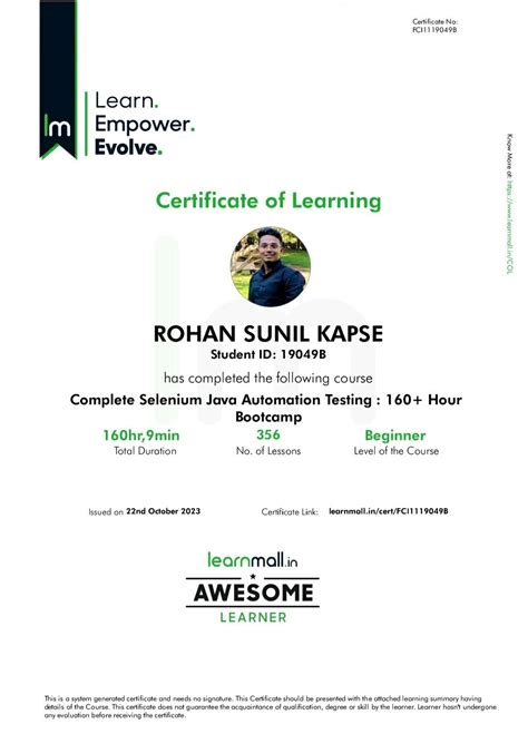 rohan kapse on linkedin automationtesting selenium java
